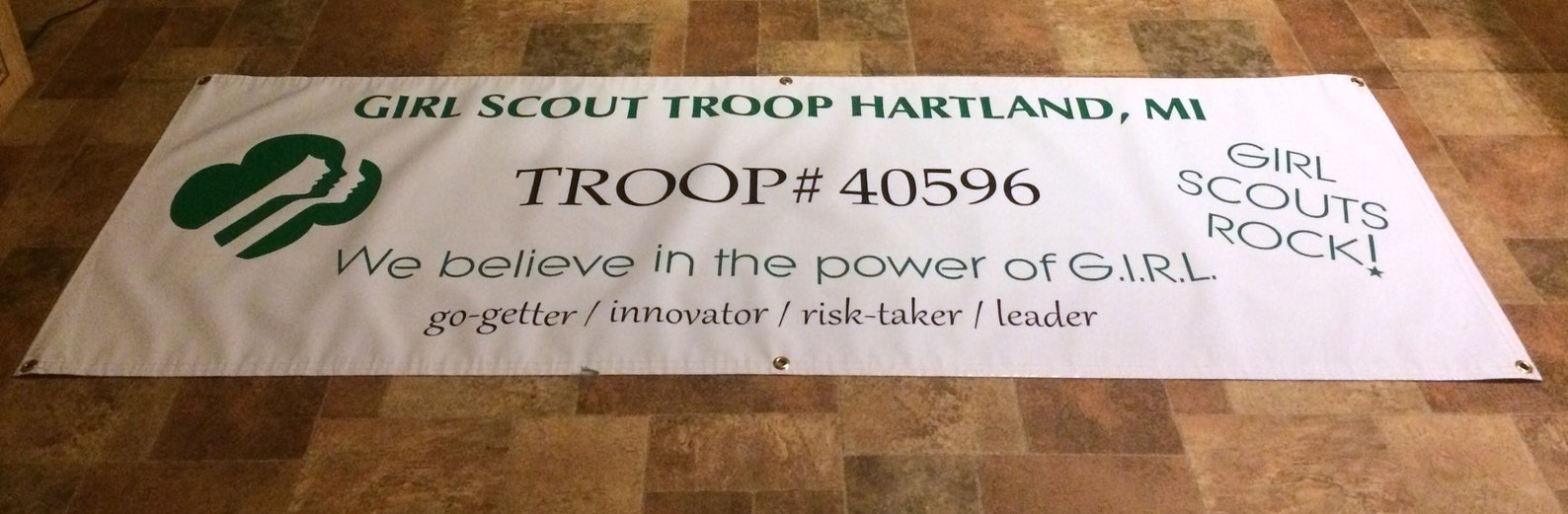 Custom Girl Scout Troop Banner - Etsy