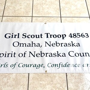 Custom Girl Scout Troop Banner - Etsy