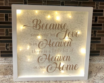 Memorial Shadowbox/ Shadowbox for Dad or Mom/ You Are My Angel ...