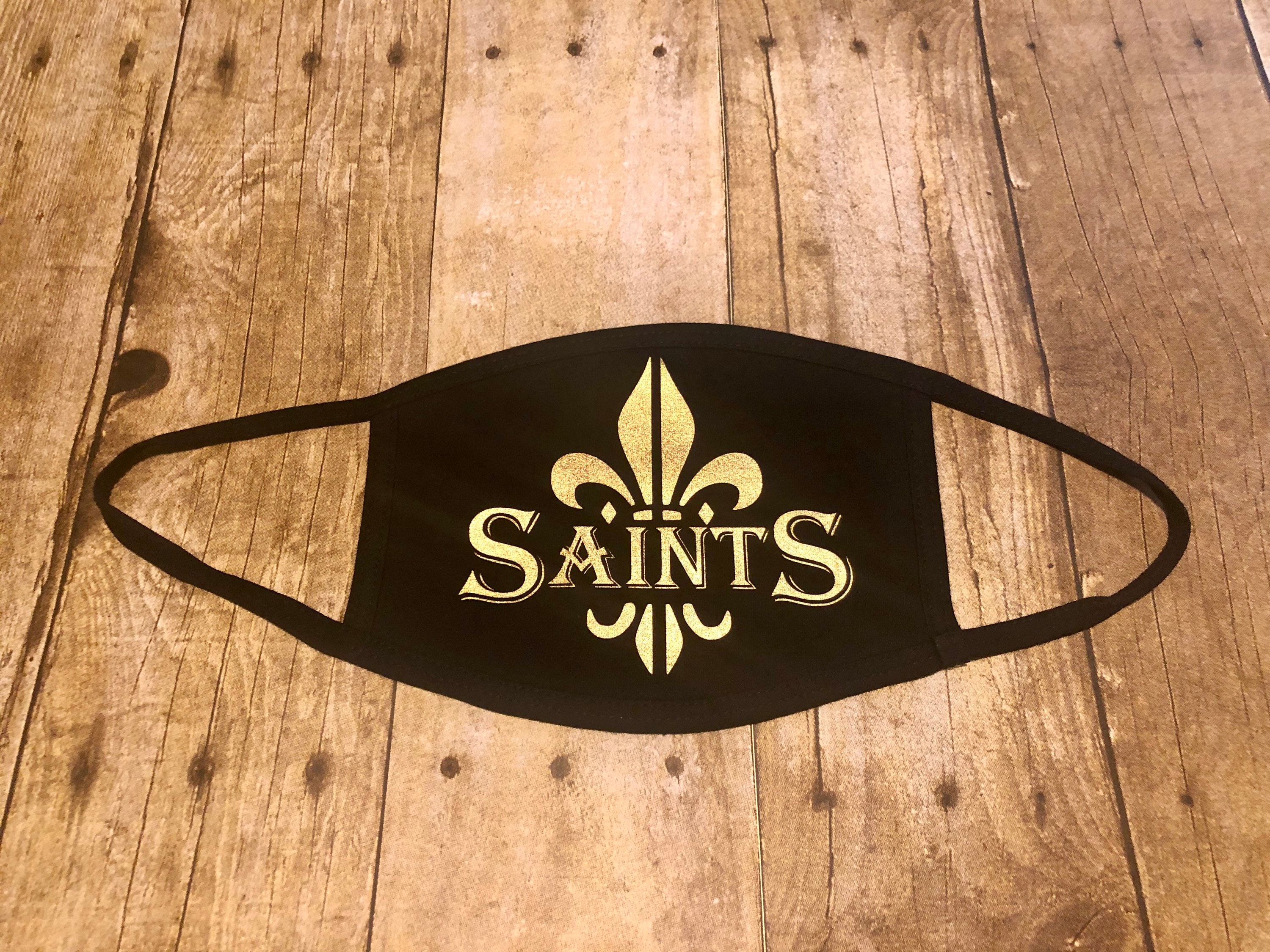 Saints Face Mask - Etsy