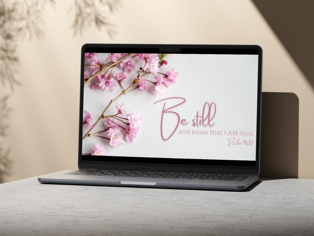Be Still and Know That I Am God Desktop Wallpaper - Etsy