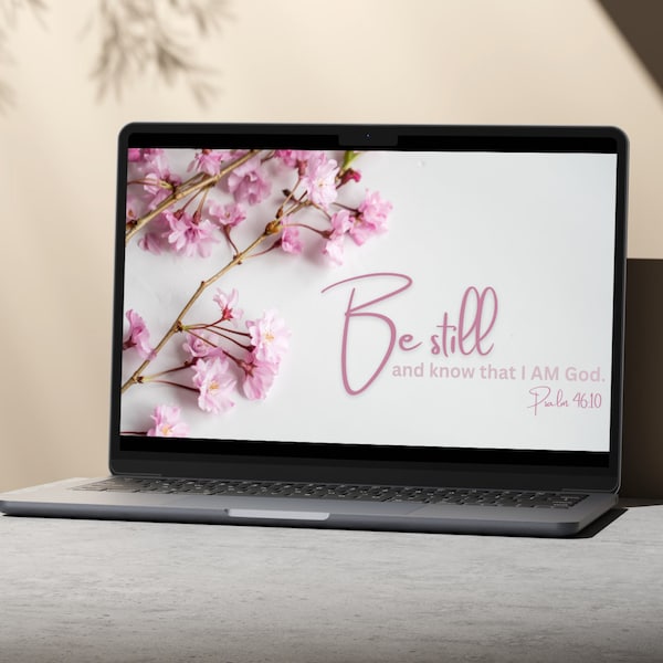 Be Still and Know That I Am God Desktop Wallpaper - Etsy