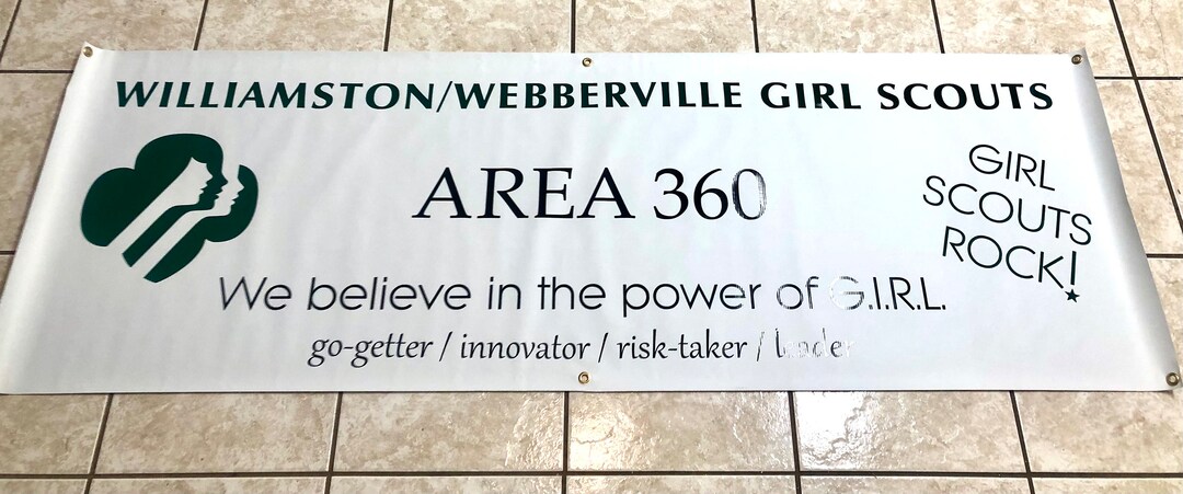 Custom Girl Scout Troop Banner - Etsy
