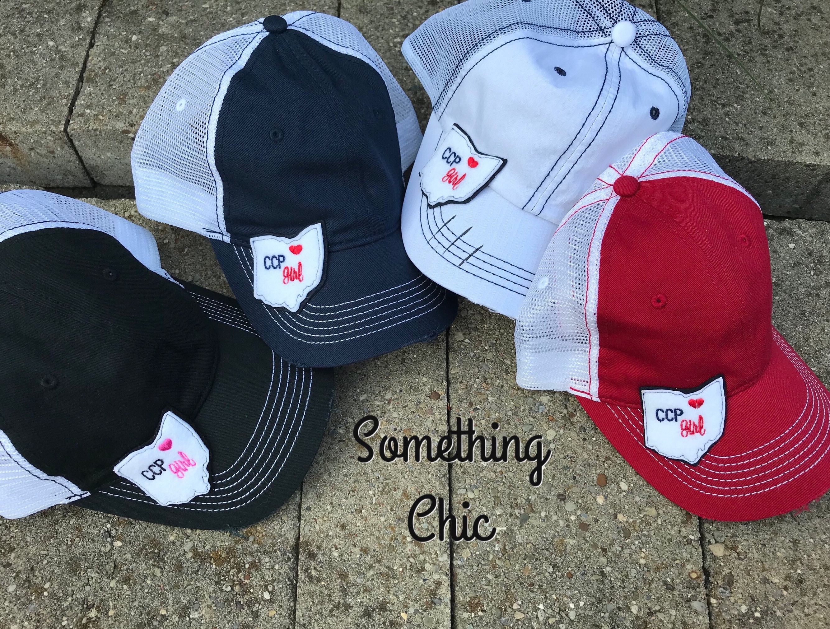 CCP Girl Ohio Inspired Trucker Hat Baseball Hat Ohio State | Etsy