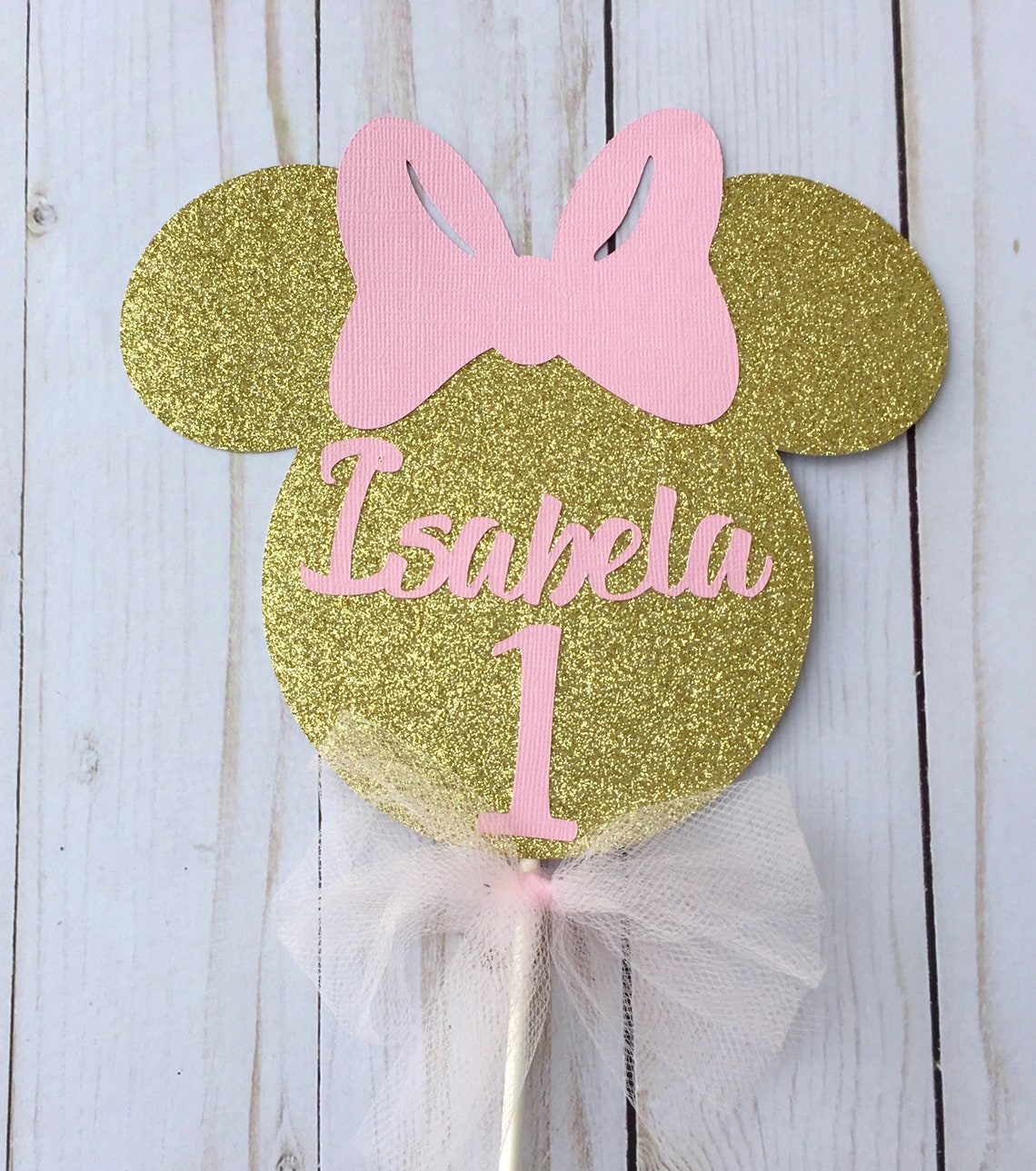 Minnie Mouse Cake Topper, Minnie Mouse Smash Cake Topper, Minnie ...