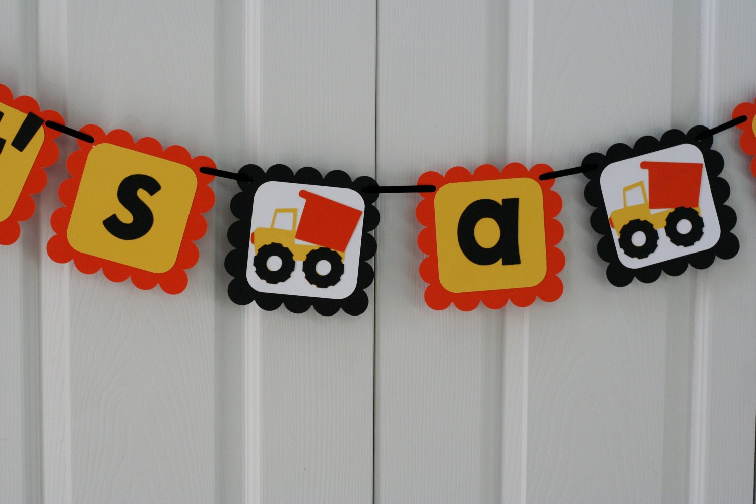 Construction Its a Boy Banner Construction Baby Shower - Etsy