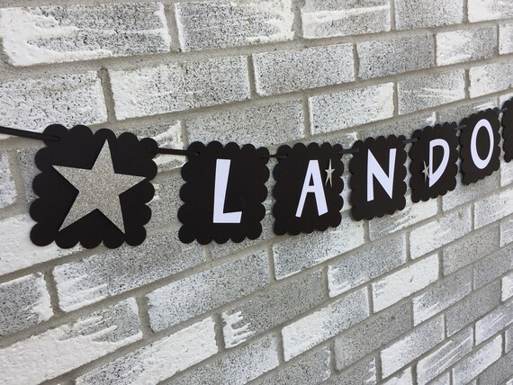 Rock Star Banner, Rock Star Name Banner, All Star Banner, Black and ...