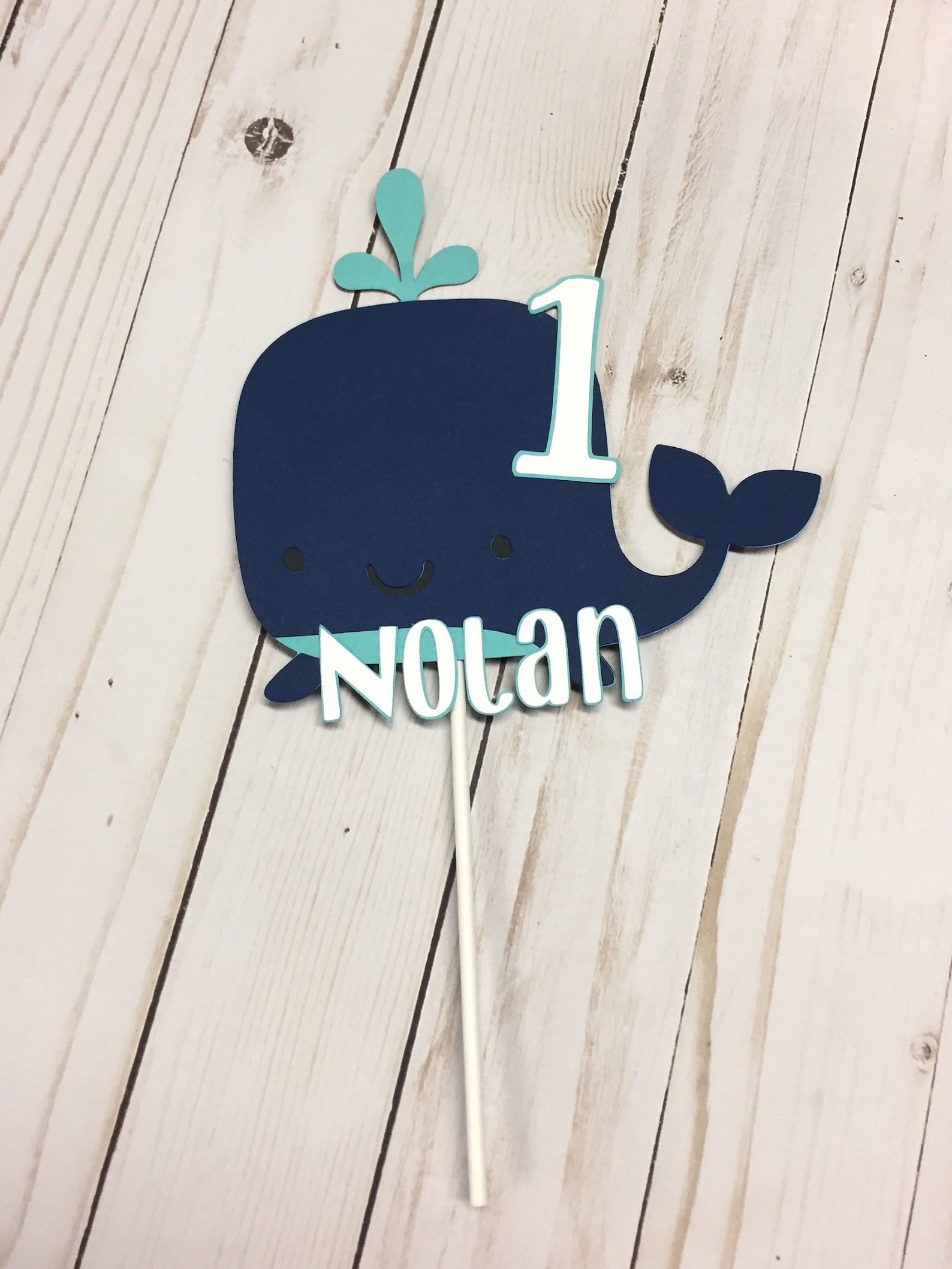 Whale Cake Topper Whale Smash Cake Topper Nautical Cake - Etsy