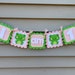 Girly Pink and Green Frog Highchair Banner, Frog I Am 1 Banner, Frog ...