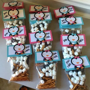 Penguin Complete Birthday Party Package, Girl Penguin Birthday, Winter ...