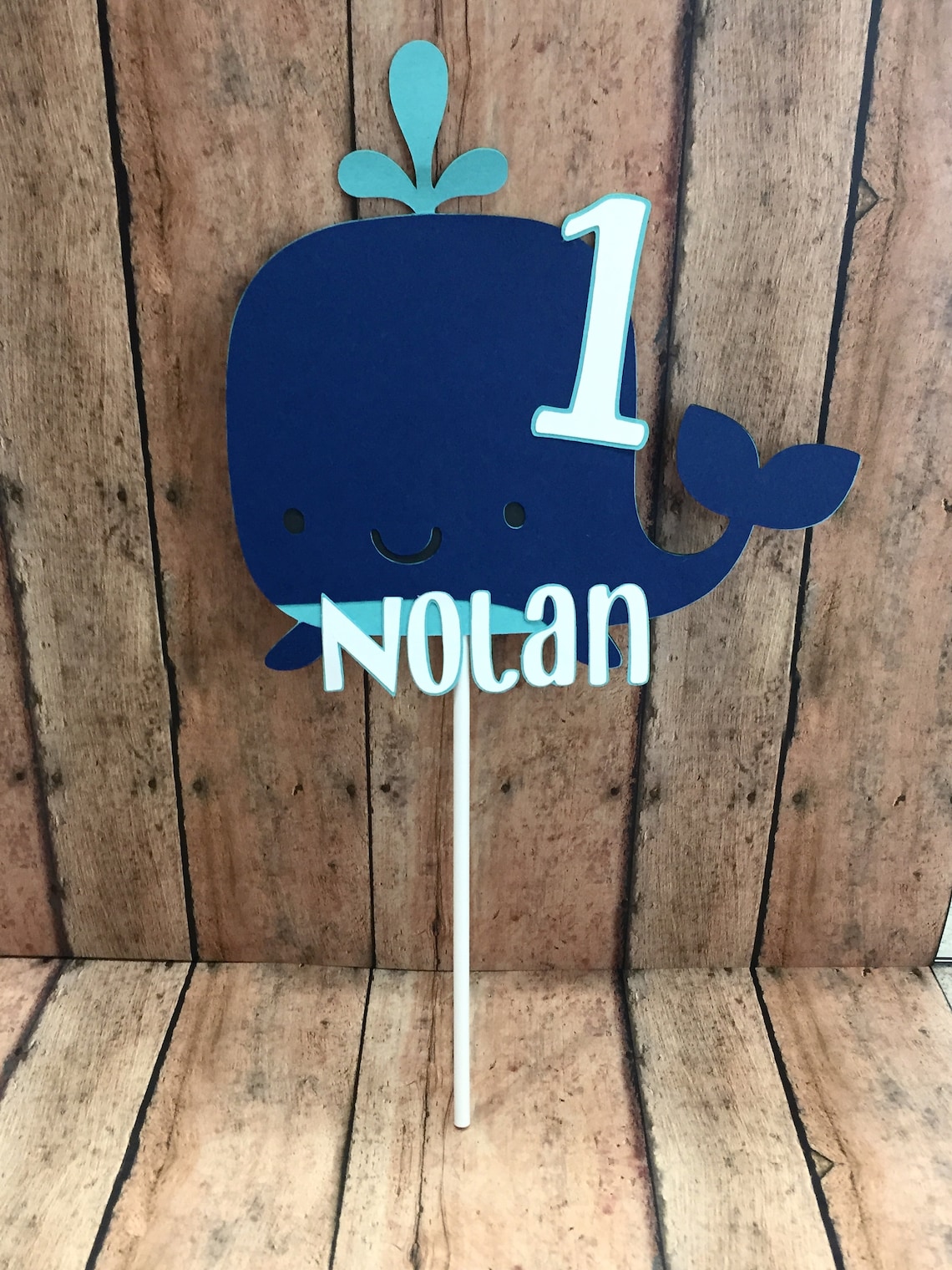 Whale Cake Topper Whale Smash Cake Topper Nautical Cake - Etsy