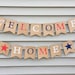 Welcome Home Banner, Red White and Blue Banner, Military Welcome Home ...
