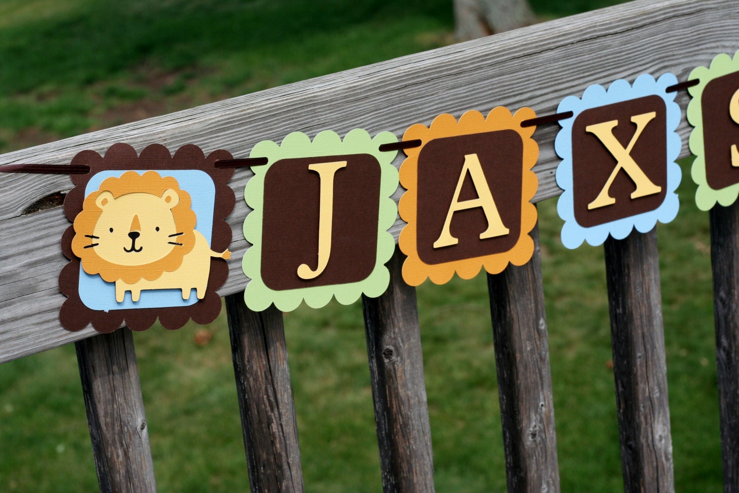 Jungle Safari Animal Name Banner Jungle Baby Shower Safari - Etsy