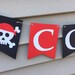 Pirate Name Banner Pirate Birthday Decorations Pirate - Etsy