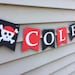 Pirate Name Banner Pirate Birthday Decorations Pirate - Etsy