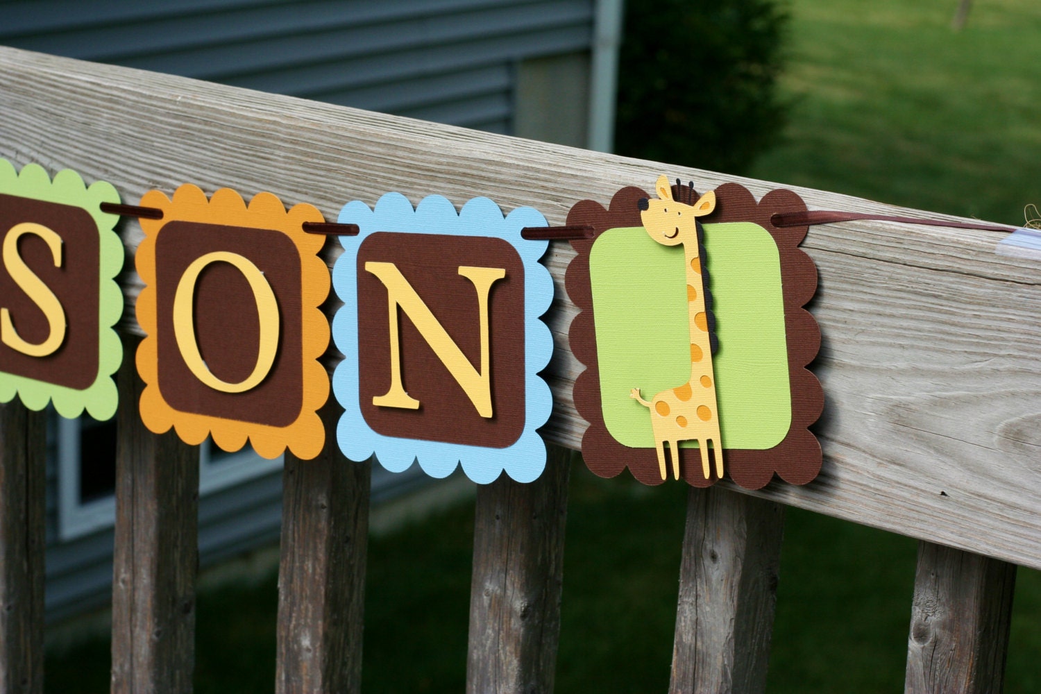 Jungle Safari Animal Name Banner Jungle Baby Shower Safari | Etsy