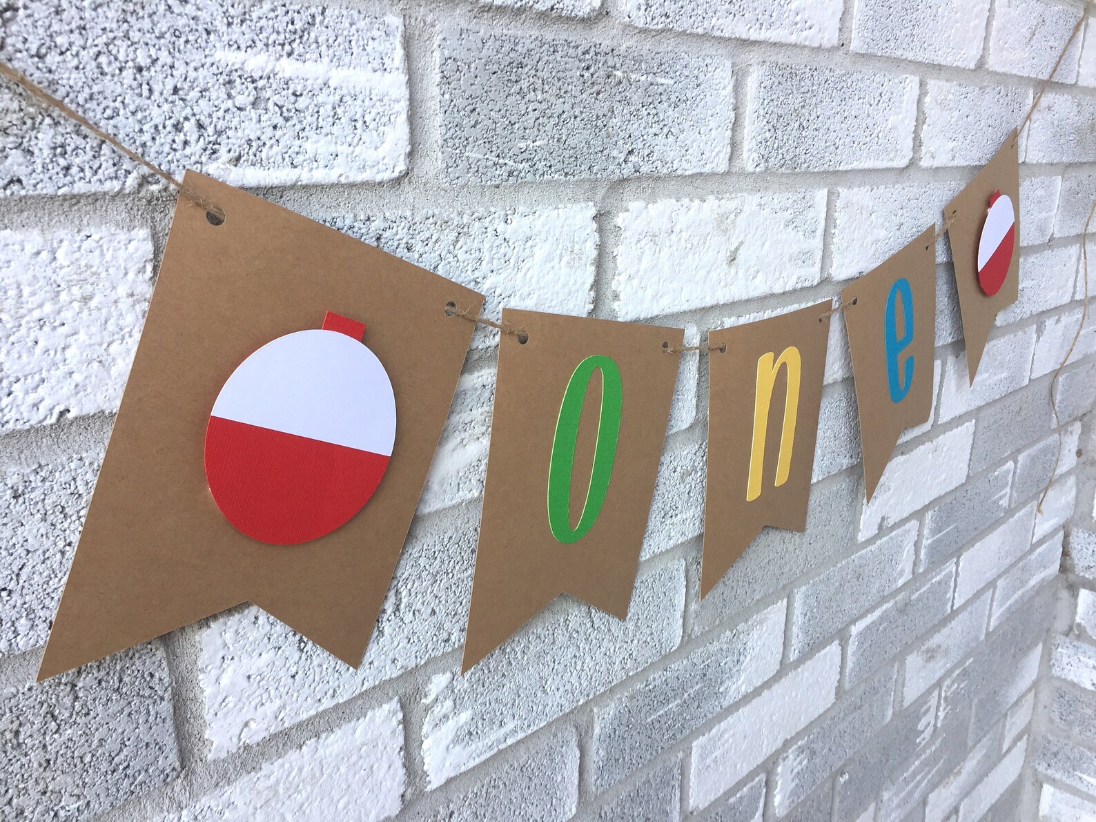 Fishing ONE Banner Fishing Banner Fishing Theme Birthday | Etsy