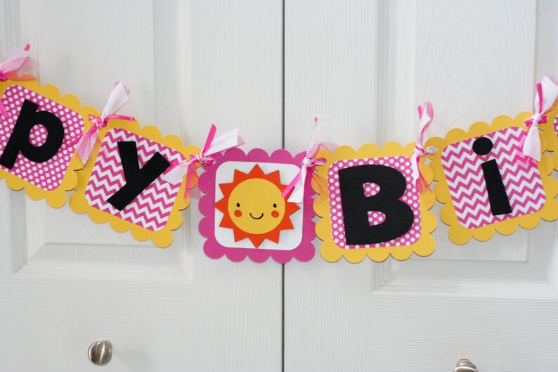 6pc Sunshine Centerpiece Pick Set Sunshine Party You Are My - Etsy