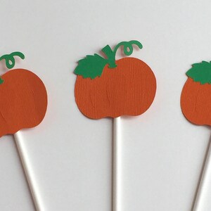 Pumpkin Cupcake Toppers, Harvest Cupcake Toppers, Pumpkin First ...