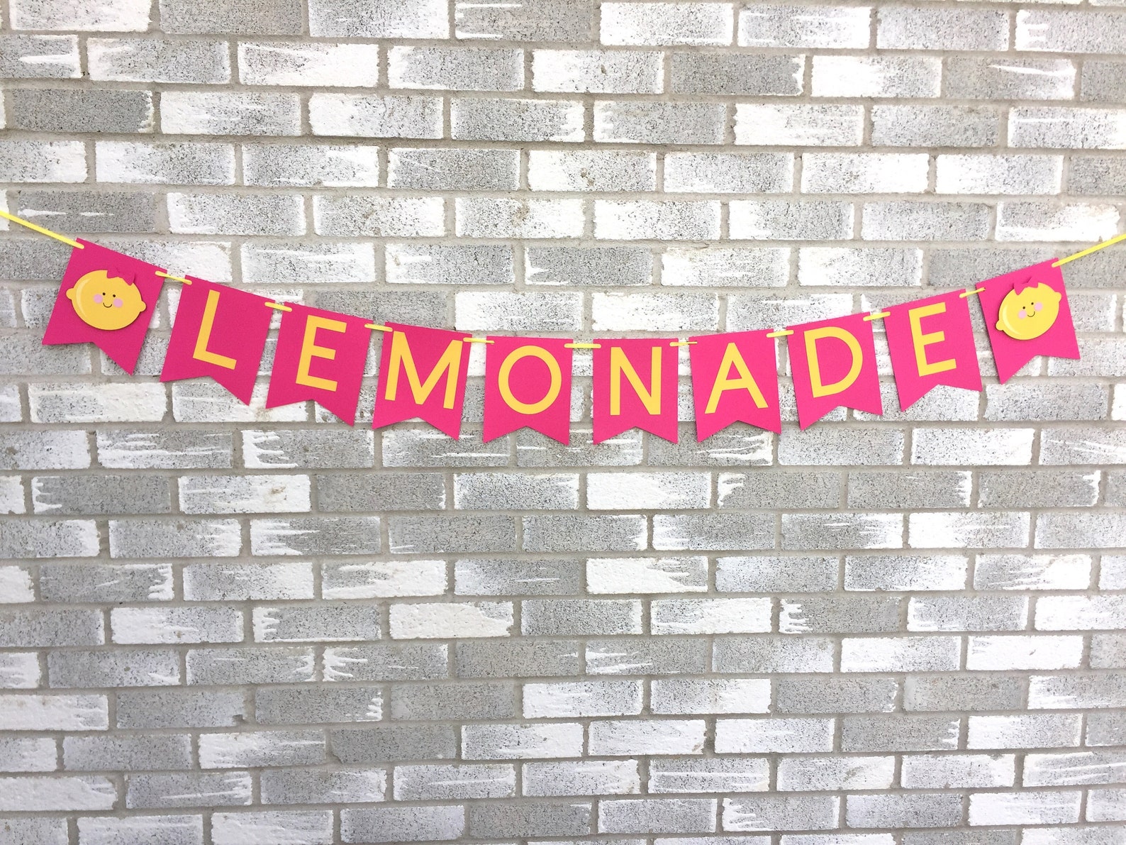 Lemonade 6pc Centerpiece Pick Set Lemon Centerpiece Set | Etsy