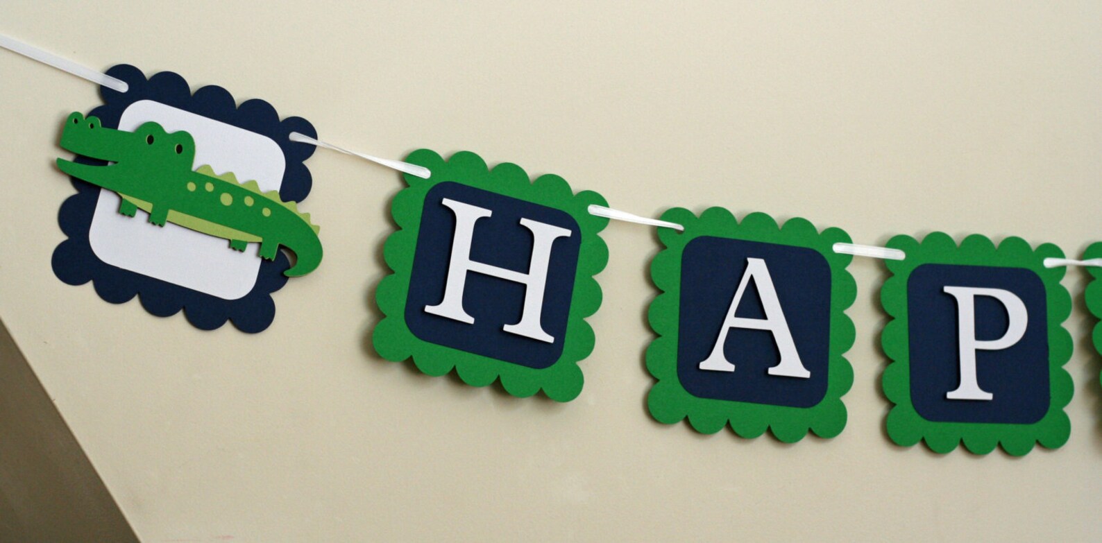 Alligator Banner Alligator Happy Birthday Banner Alligator - Etsy
