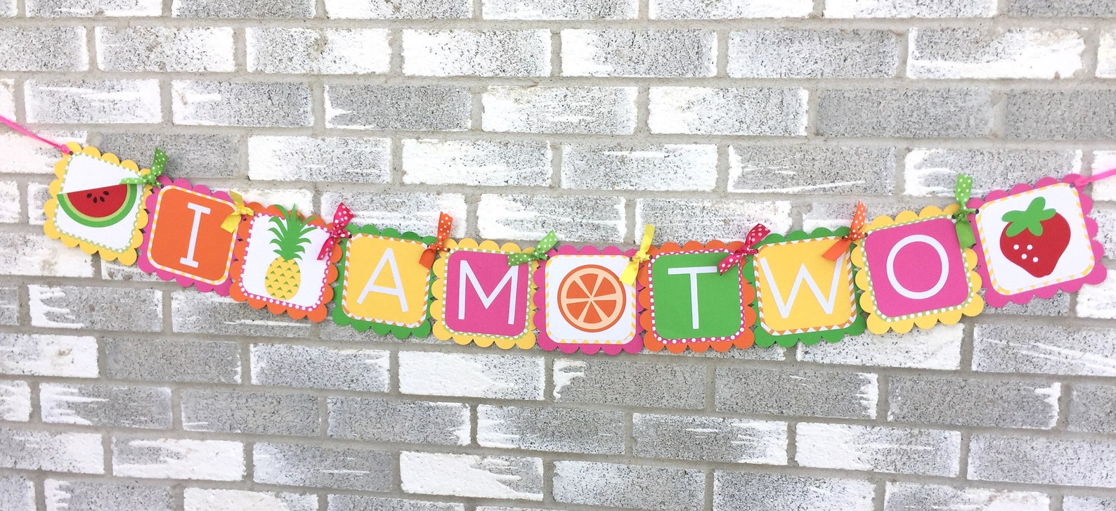 Tutti Fruity Banner Two-tti Frutti Banner Tutti Frutti | Etsy