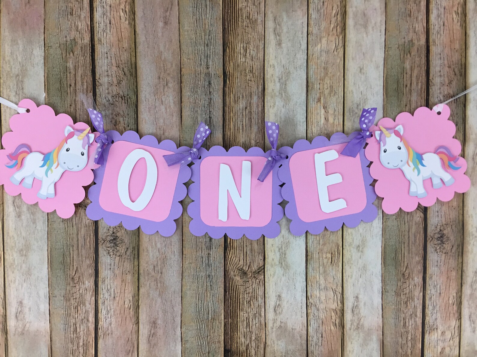 Unicorn Banner Unicorn ONE Banner Unicorn Highchair Banner - Etsy