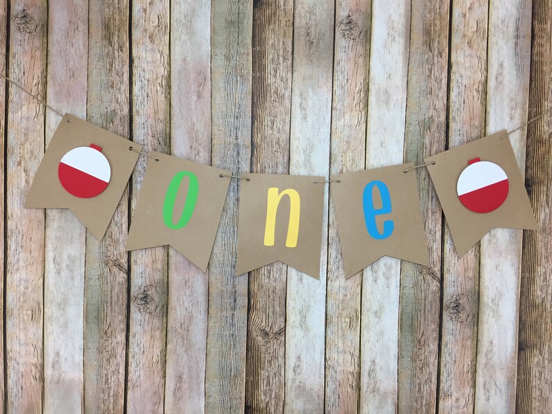 Fishing ONE Banner Fishing Banner Fishing Theme Birthday - Etsy