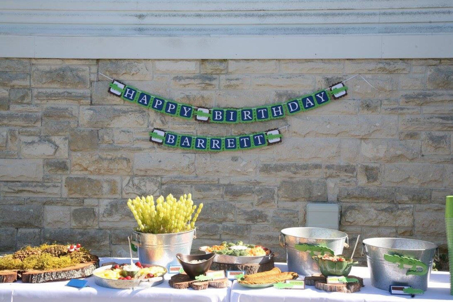 Alligator Name Banner Alligator Banner Alligator Birthday - Etsy