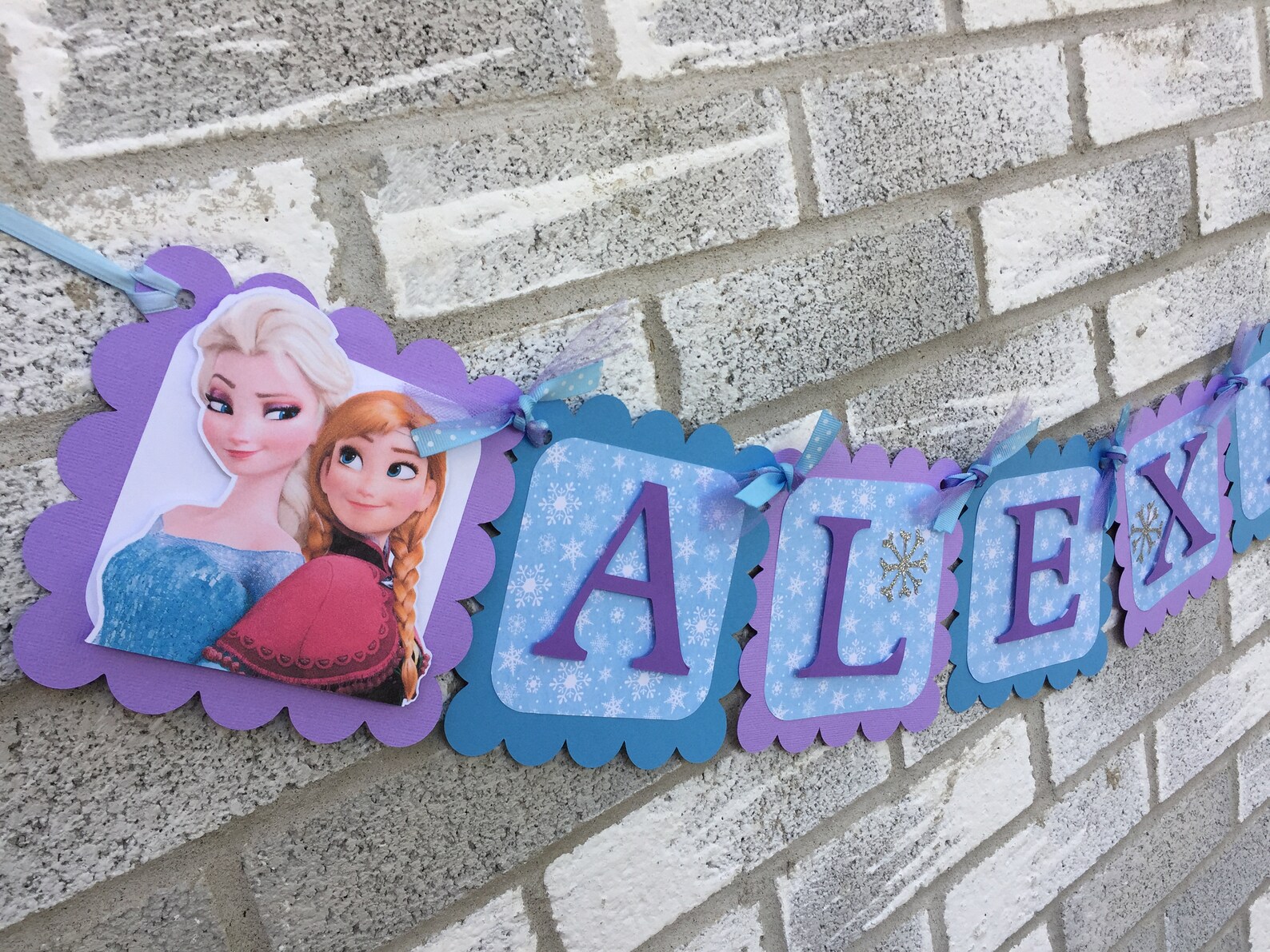 FROZEN Birthday Banner, Frozen Banner, Frozen Happy Birthday Banner ...