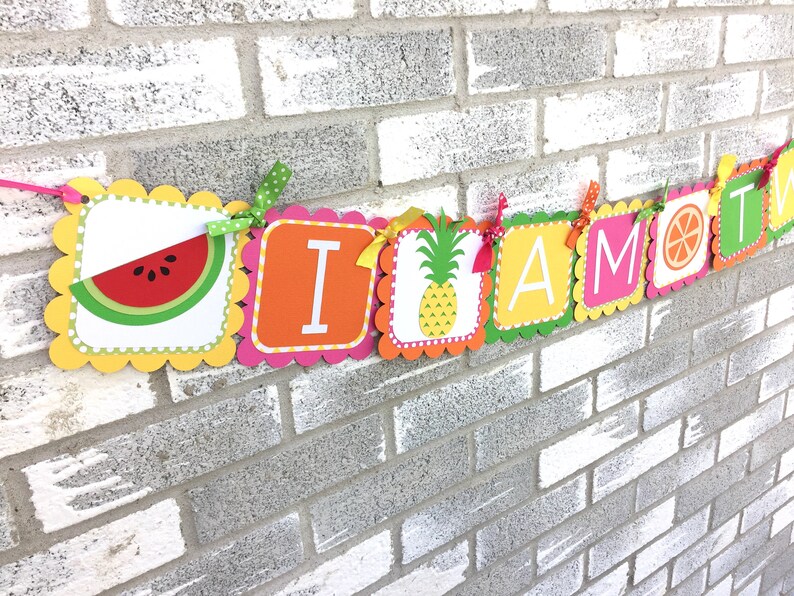Tutti Fruity Banner Two-tti Frutti Banner Tutti Frutti - Etsy