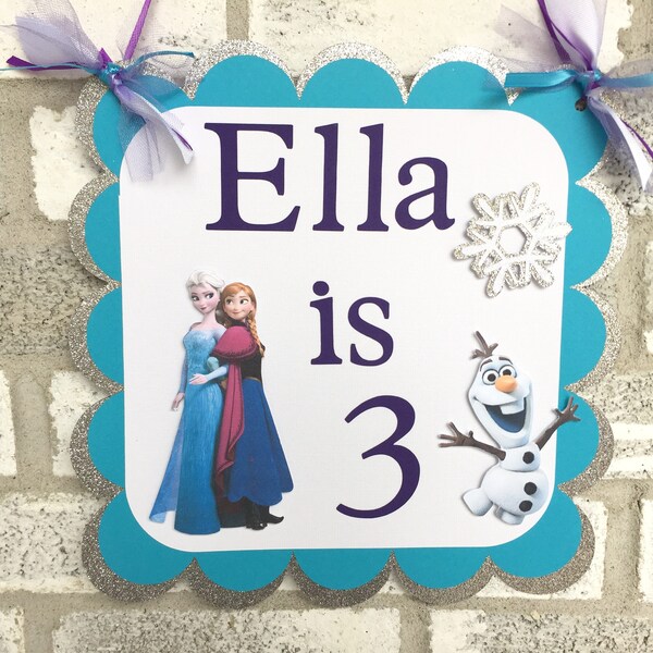 Frozen Banner - Etsy