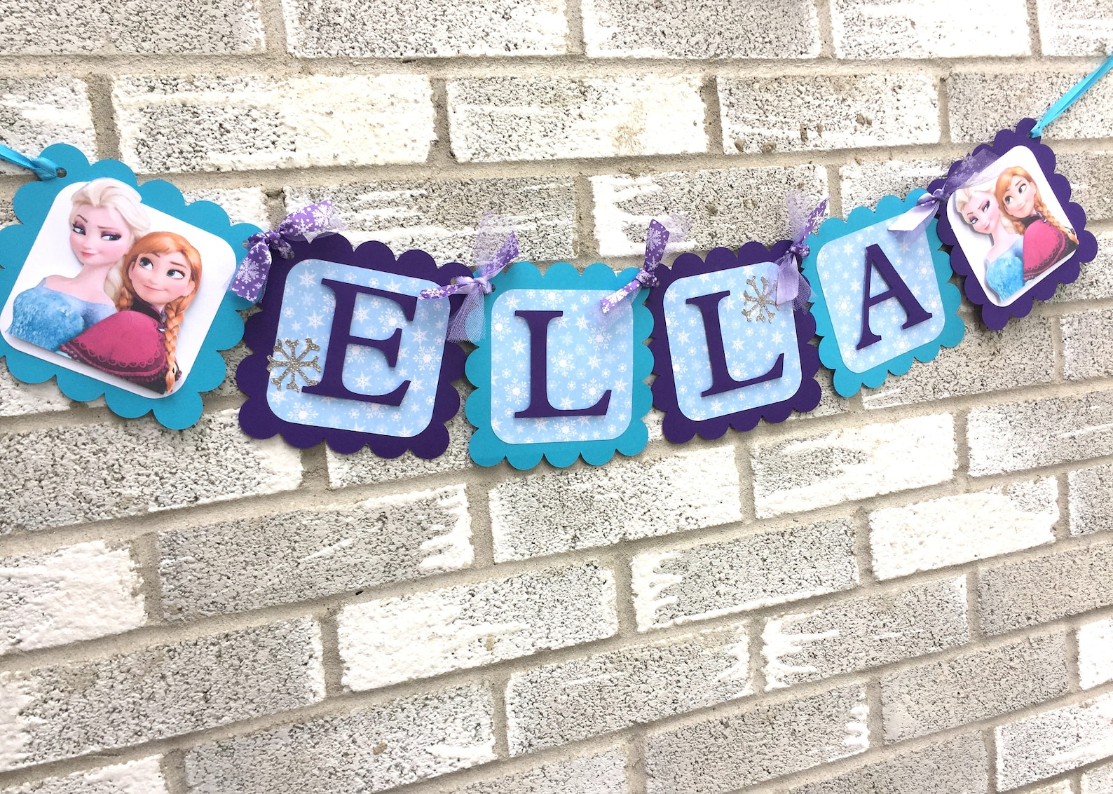 FROZEN Birthday Banner Frozen Banner Frozen Happy Birthday - Etsy