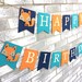 Woodland Birthday Banner, Fox Banner, Woodland Birthday Decorations ...