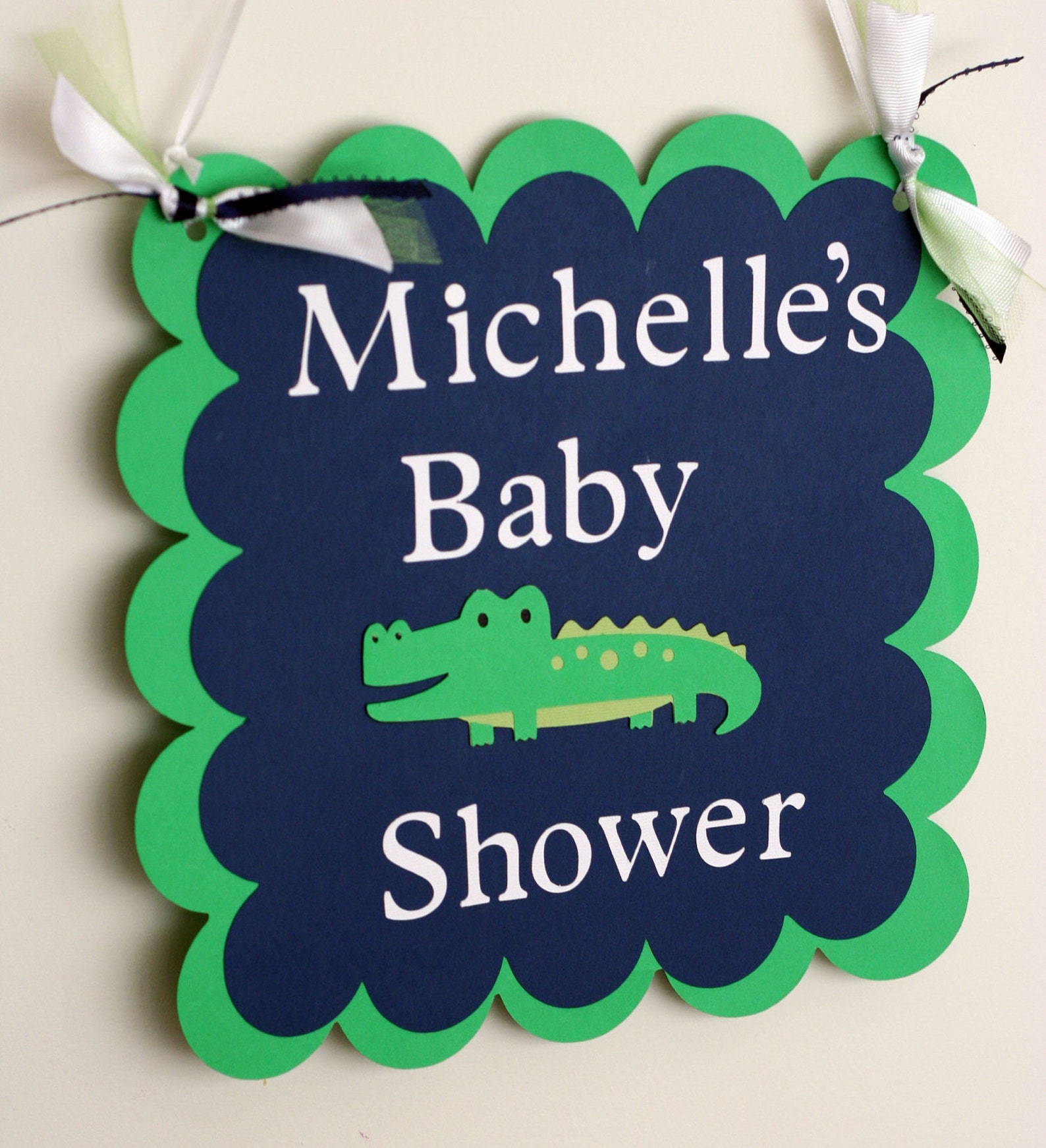 Alligator Name Banner Alligator Banner Alligator Birthday | Etsy