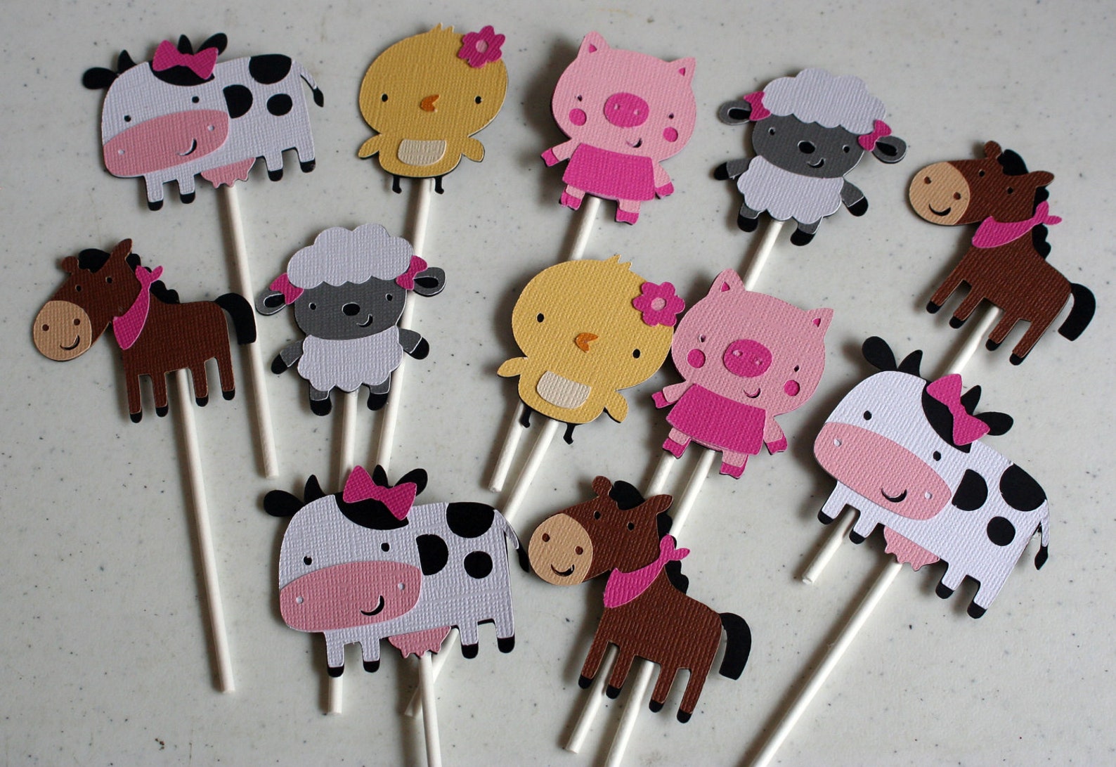 Girl Farm Cow Smash Cake Topper Farm Decor Paper Goods Girl - Etsy