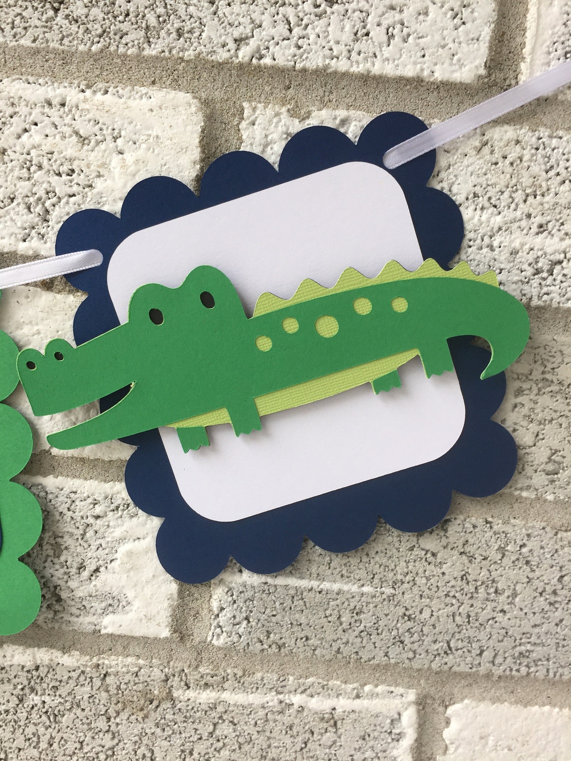 Alligator Banner Alligator ONE Banner Alligator Birthday | Etsy