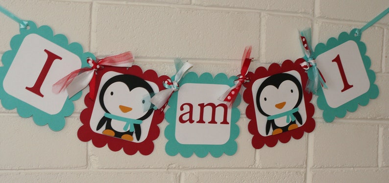 Penguin Door Sign Winter ONEderland Door Sign Winter | Etsy