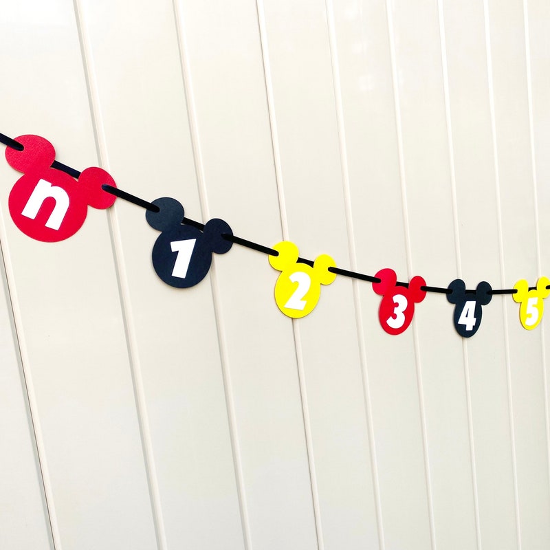 Mickey Mouse Banner - Etsy
