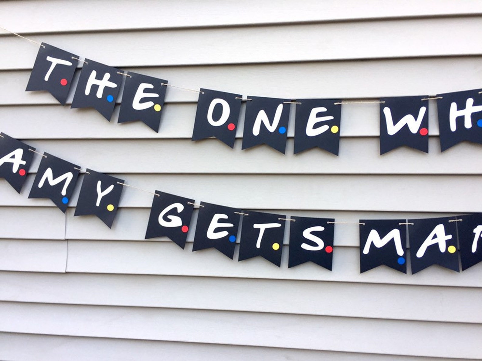 Friends Engagement Banner Friends TV Show Party Banner - Etsy