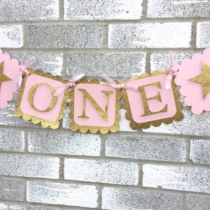 Twinkle Twinkle Little Star First Birthday, ONE Banner, ONE Highchair ...