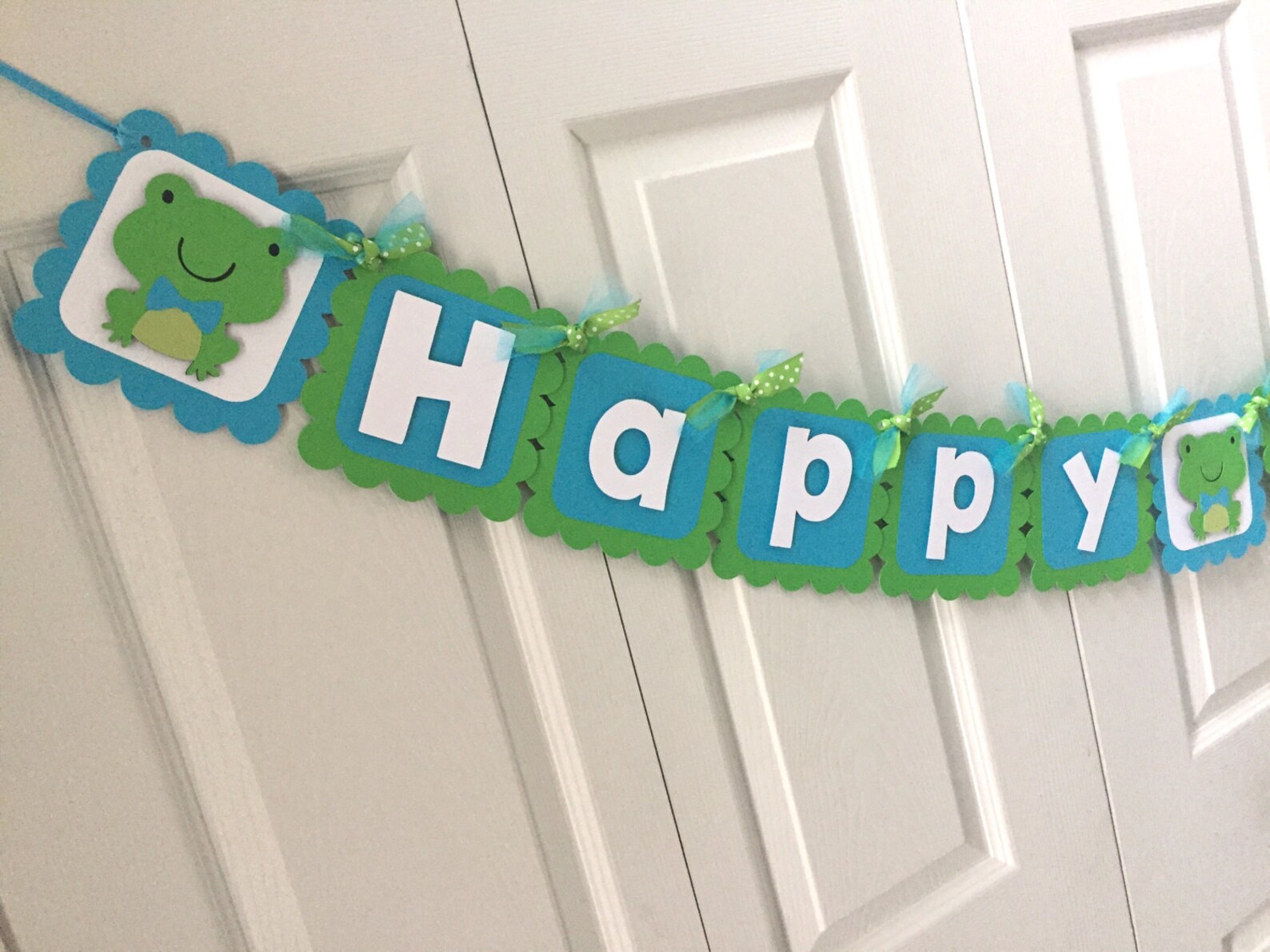 Frog Banner Frog Birthday Banner Frog Happy Birthday Banner - Etsy