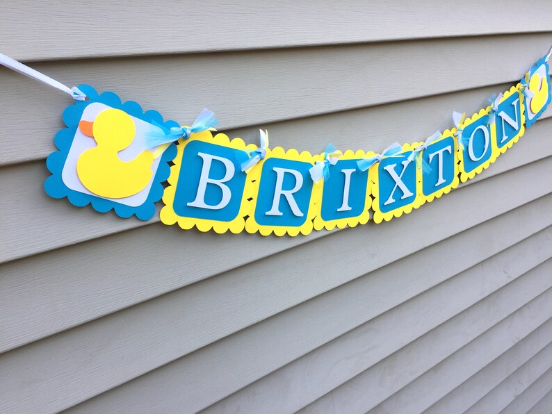 Rubber Ducky Name Banner Rubber Duck Name Banner Rubber Duck - Etsy