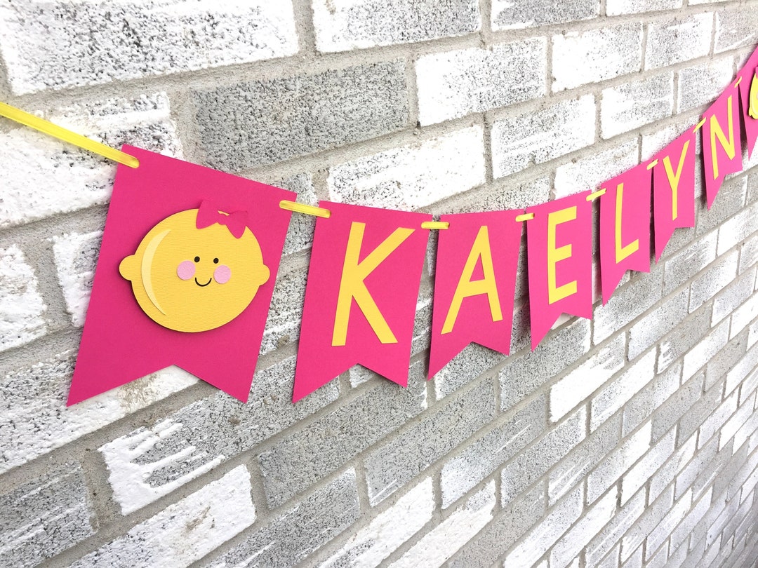 Lemonade Name Banner, Lemonade Stand Banner, Lemonade Banner, Lemonade ...
