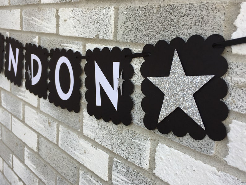 Rock Star Banner Rock Star Name Banner All Star Banner - Etsy