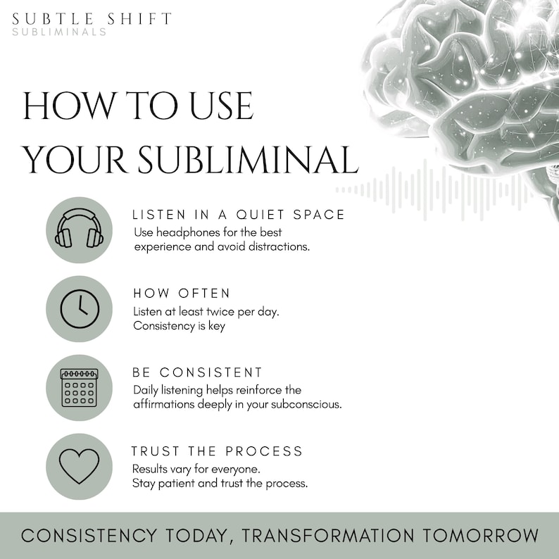Stress Relief Subliminal Audio | Digital Product | Positive ...