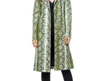 Python Trench Coat - Etsy