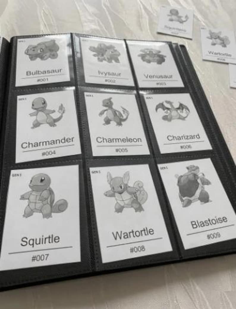 Pokémon National Pokédex 1-1025: Printable Binder Pages & Checklist ...