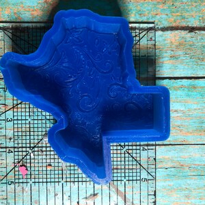 Texas With Leather Tooling Freshie Mold. - Etsy