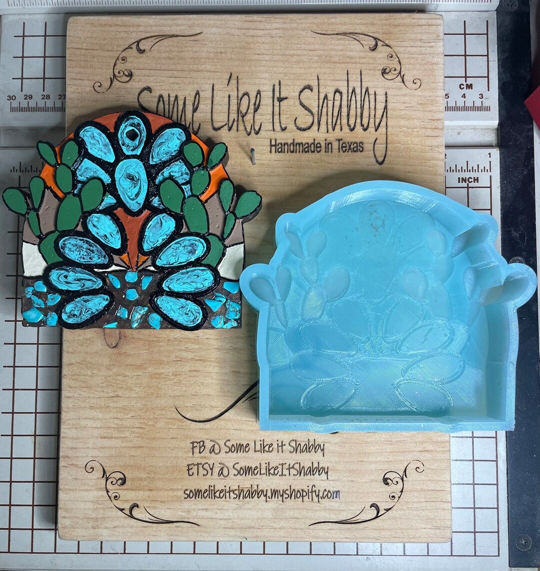 Squash Blossom and Cactus Mold for Freshies, Soap, Resin, Etc. - Etsy